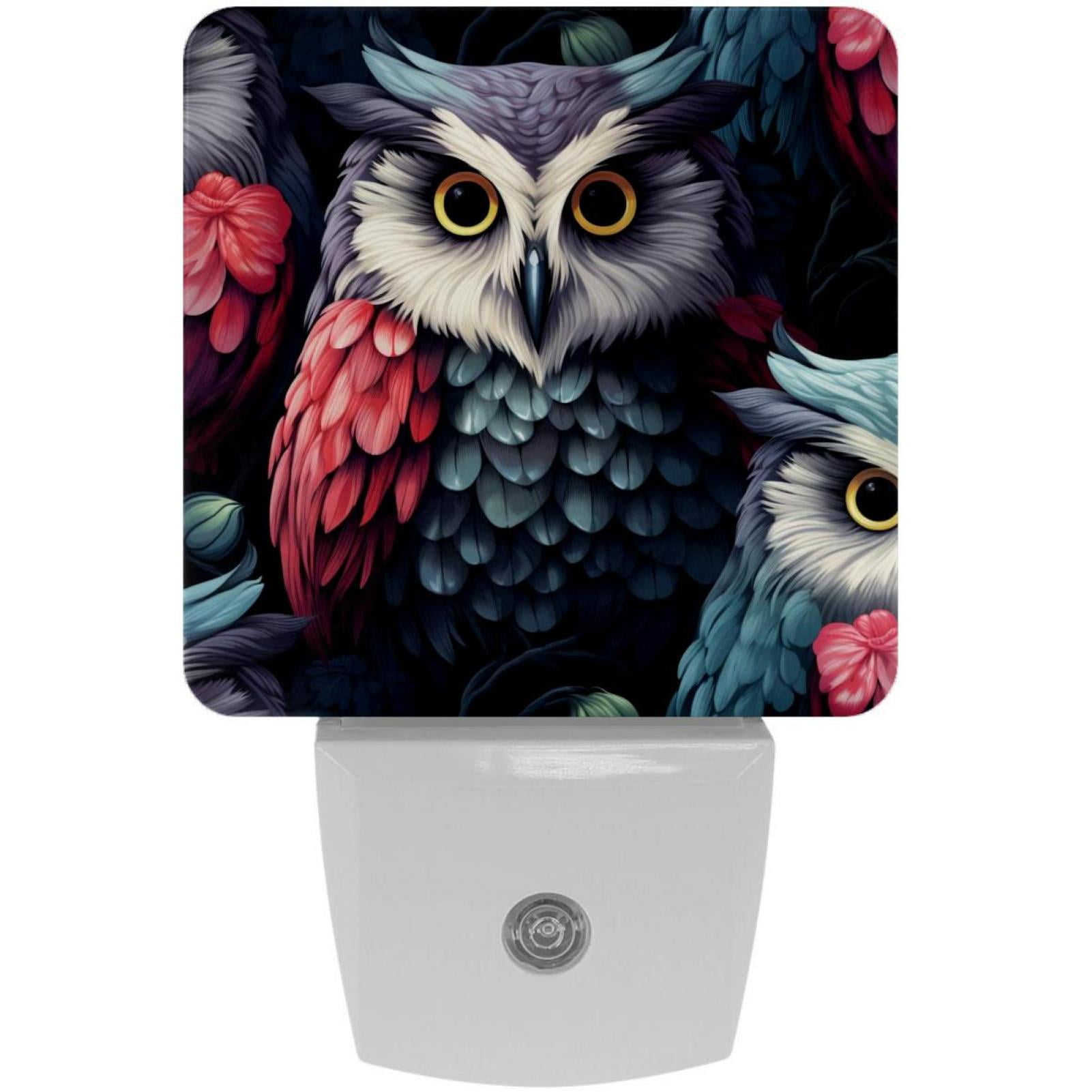 Owl LED Square Night Lights - Energy Efficient & Elegant Decorative ...