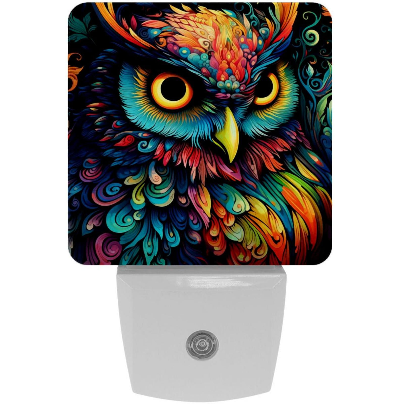 Owl LED Square Night Lights - Energy Efficient & Elegant Decorative ...