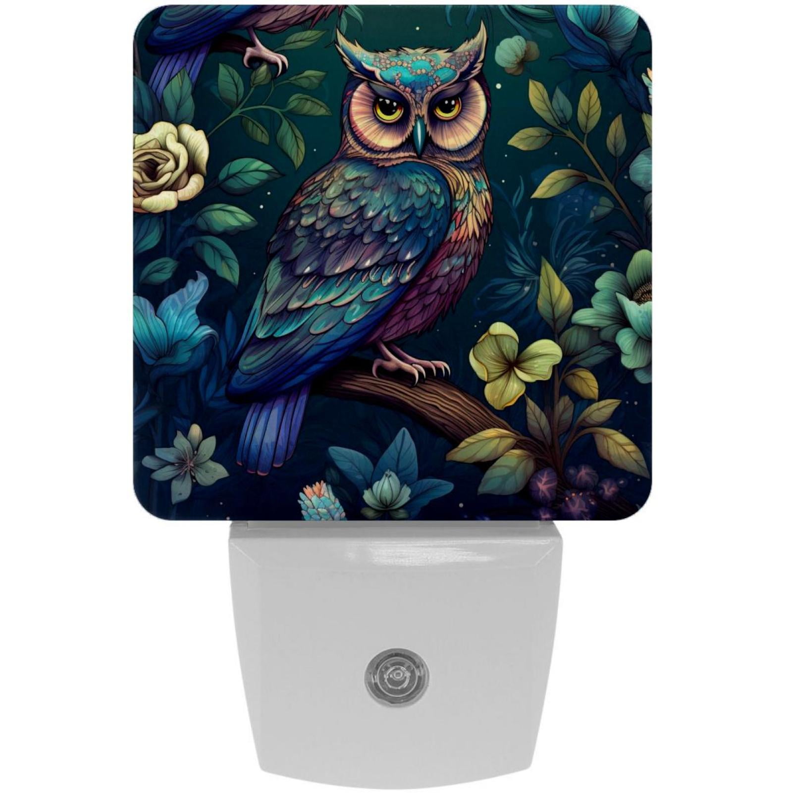 Owl LED Square Night Lights - Energy Efficient & Elegant Decorative ...