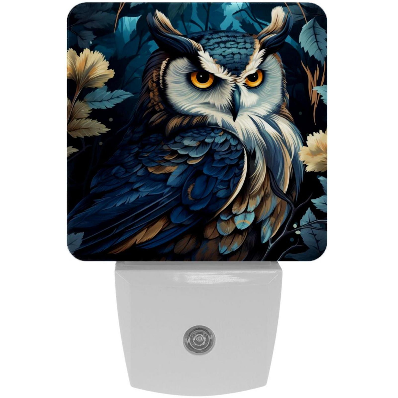 Owl LED Square Night Lights - Energy Efficient and Sleek Design - for ...