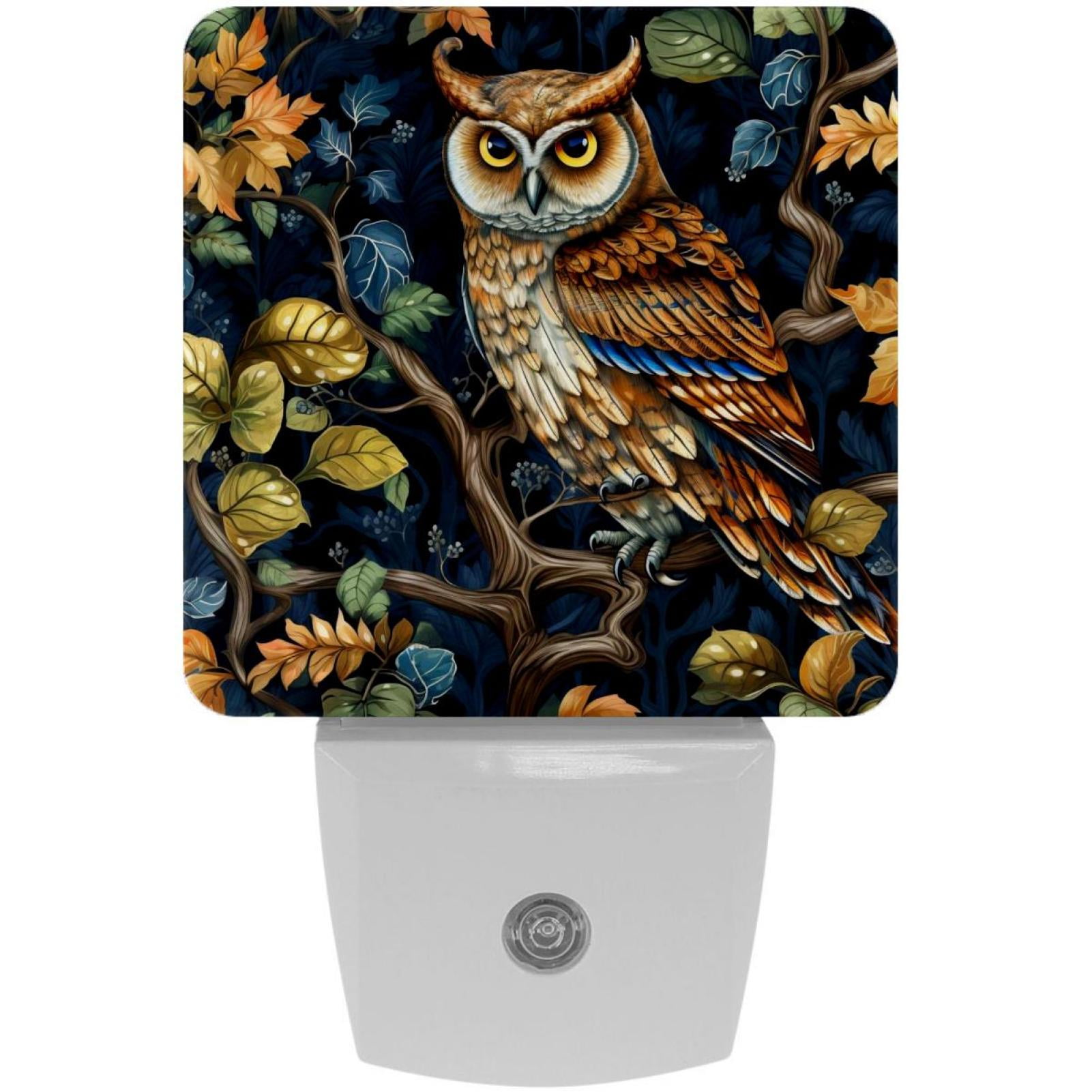 Owl LED Square Night Lights - Energy Efficient and Sleek Design - for ...