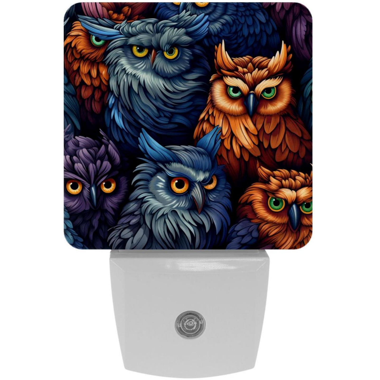 Owl LED Square Night Lights- Energy Efficient and Stylish Illumination ...