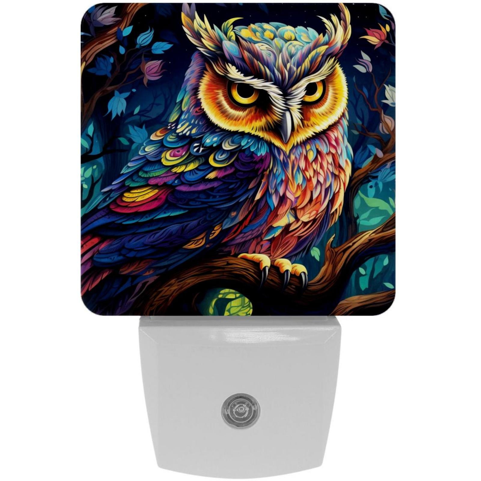 Owl LED Square Night Lights- Energy Efficient and Stylish Illumination ...