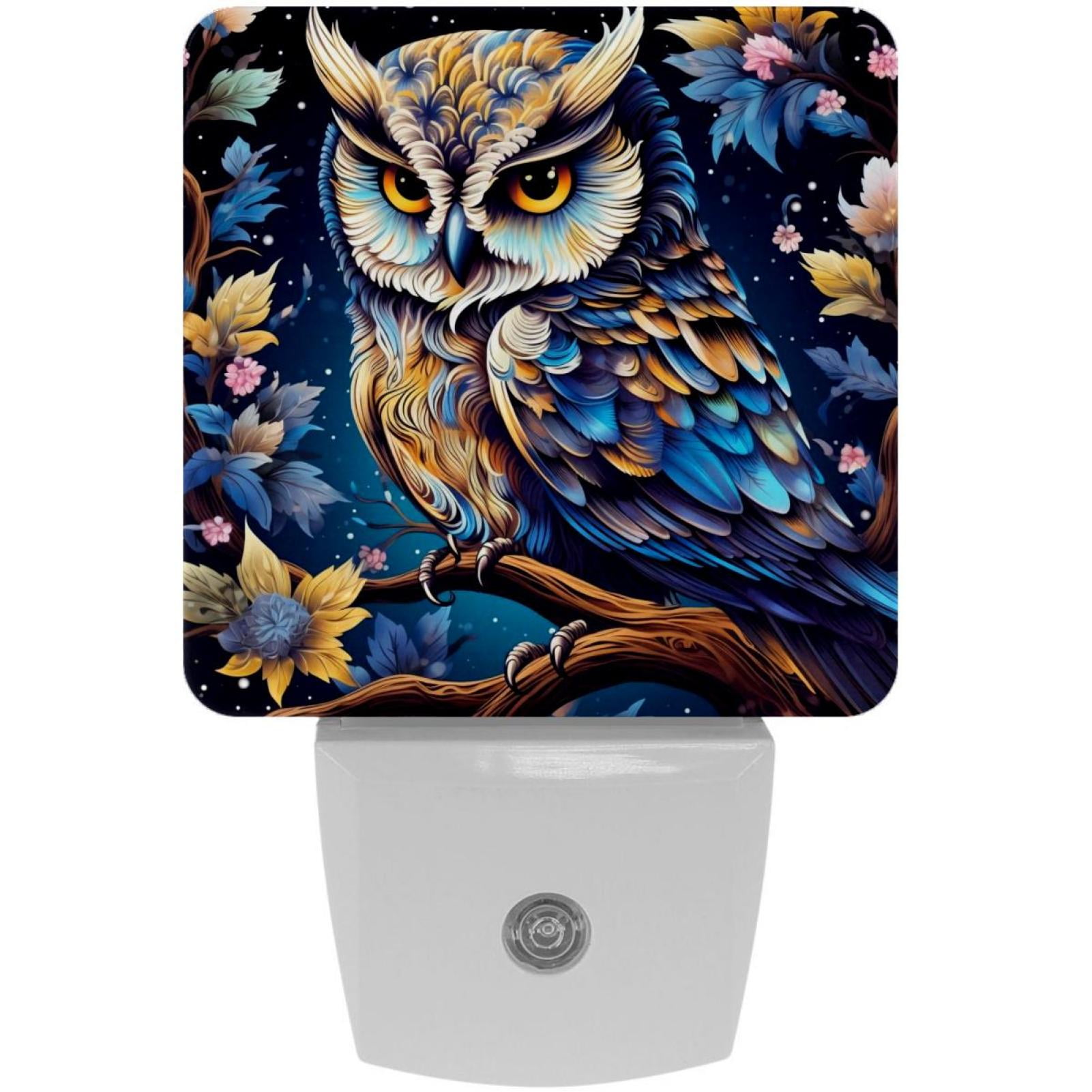Owl LED Square Night Lights - Energy Efficient and Stylish Room ...