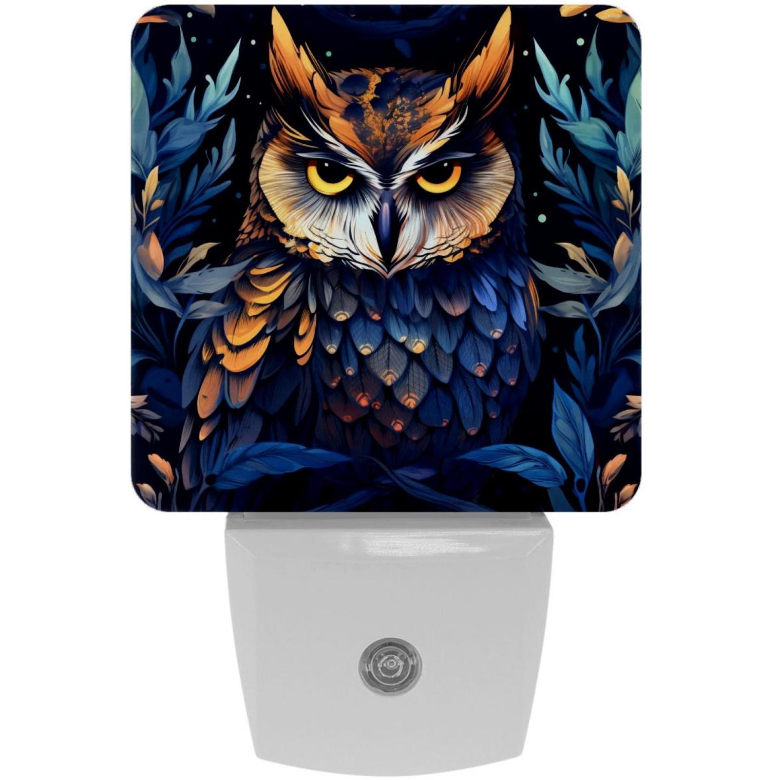 Owl LED Square Night Lights - Illuminating Your Space with Style ...