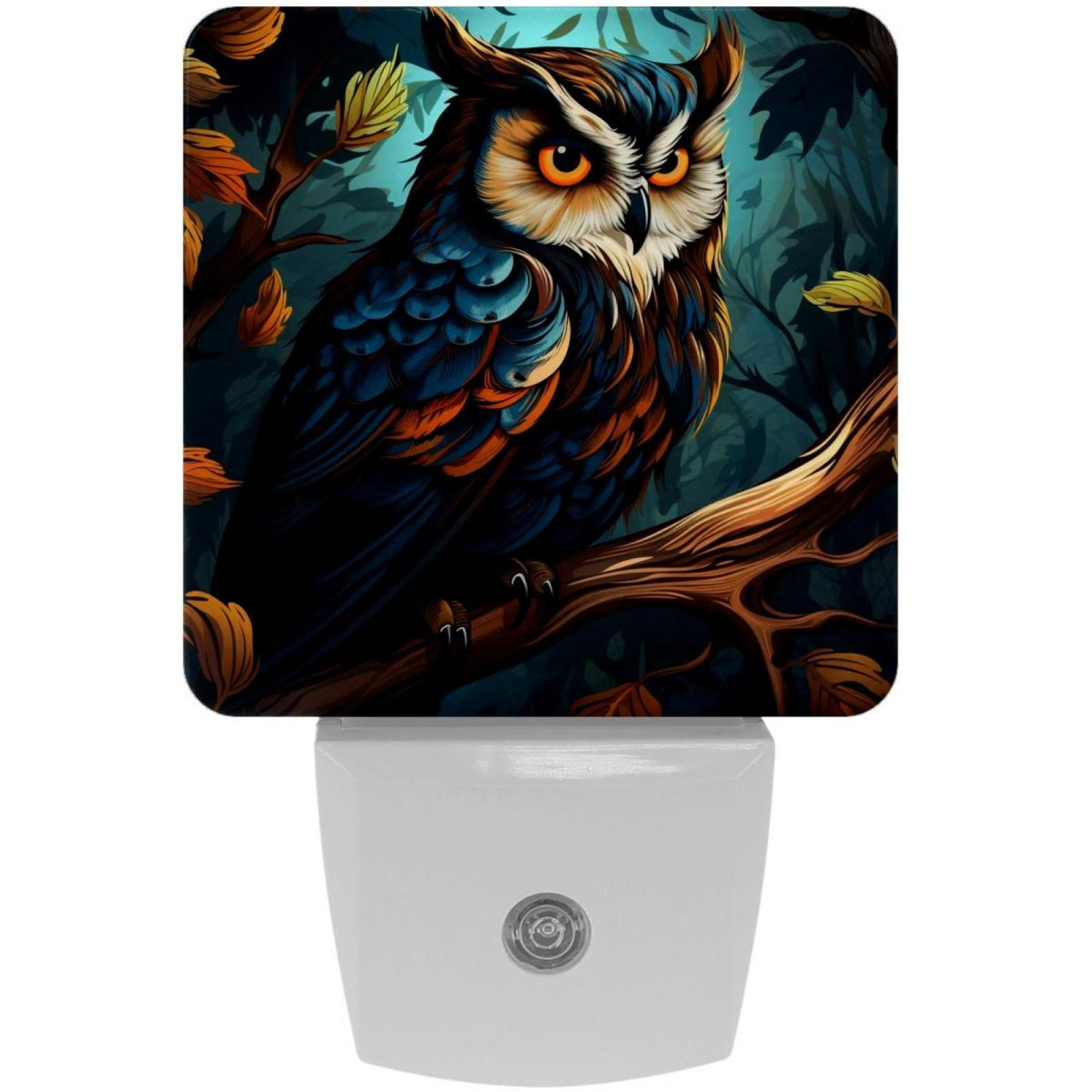 Owl LED Square Night Lights - Illuminating Your Space with Style ...