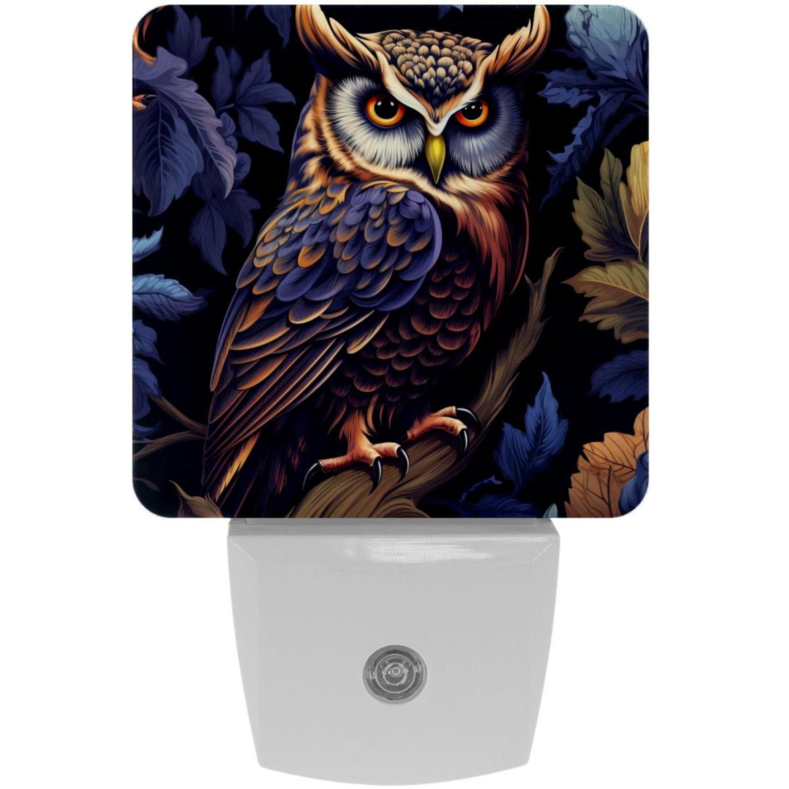 Owl LED Square Night Lights - Illuminating Your Space with Style ...