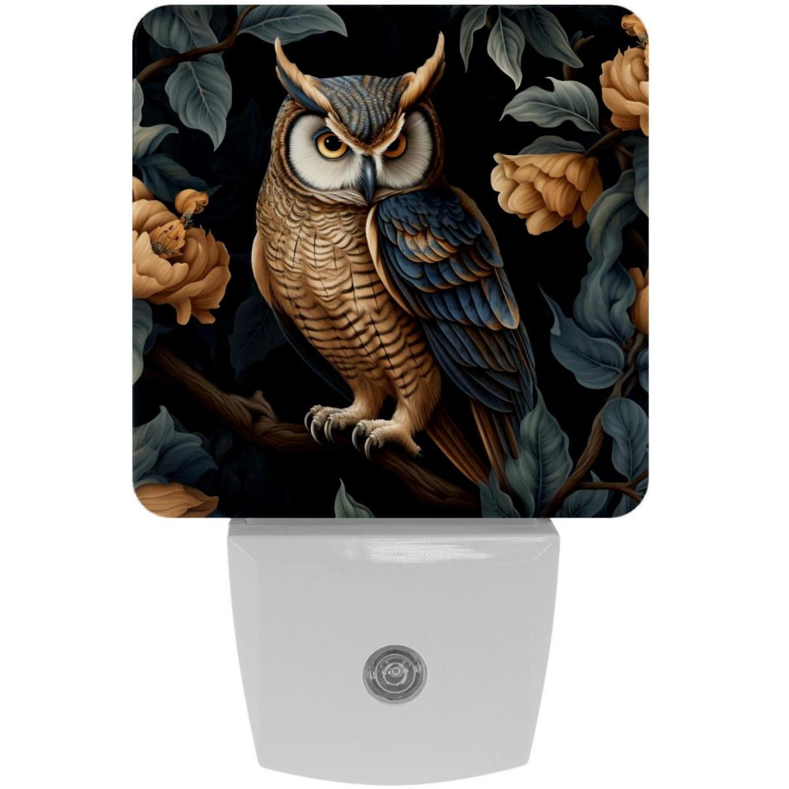 Owl LED Square Night Lights - Stylish and Energy-Efficient Illumination ...