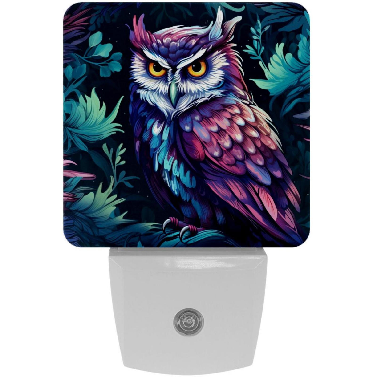 Owl LED Square Night Lights - Stylish and Energy-Efficient Lighting ...