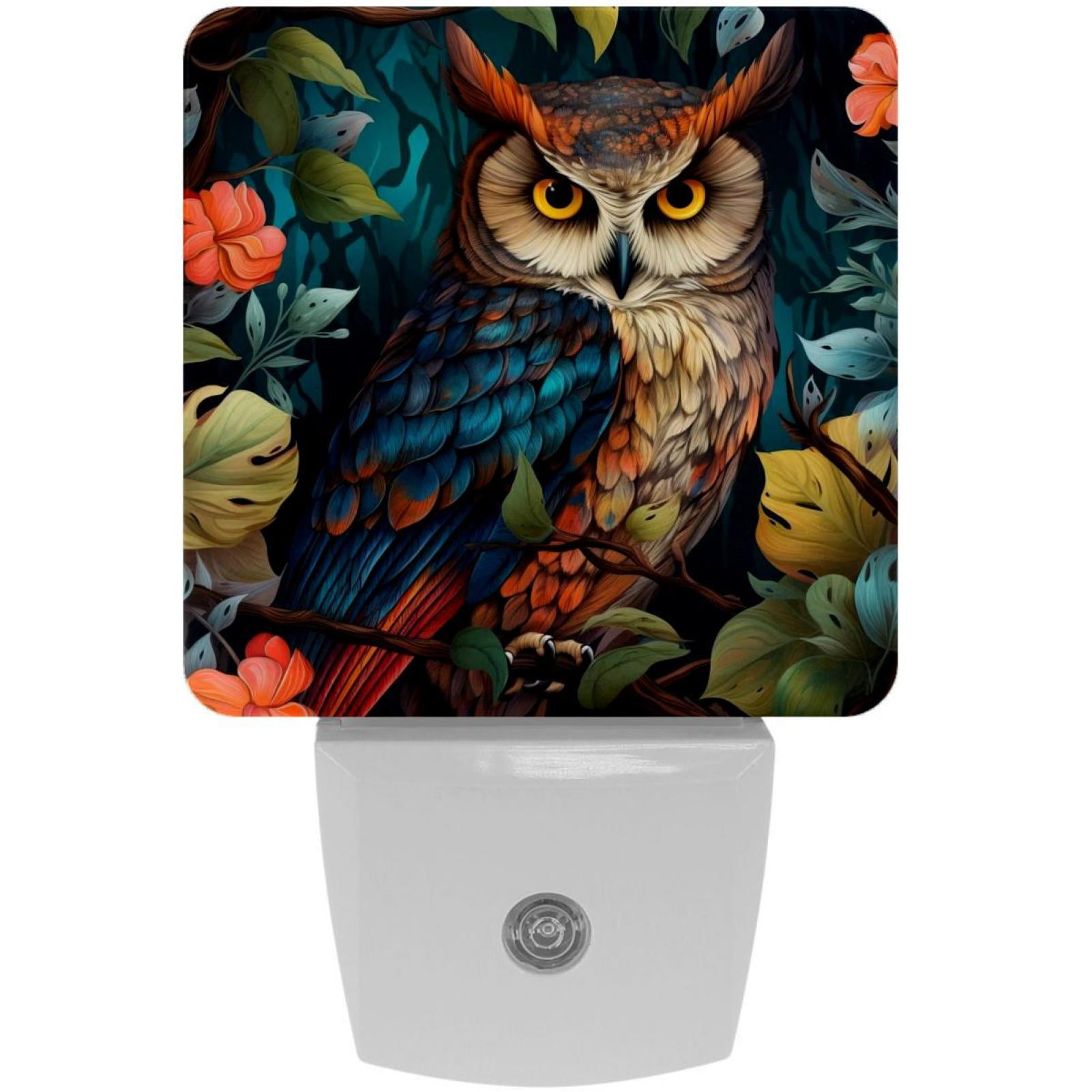 Owl LED Square Night Lights - Stylish and Energy-Efficient Lighting ...