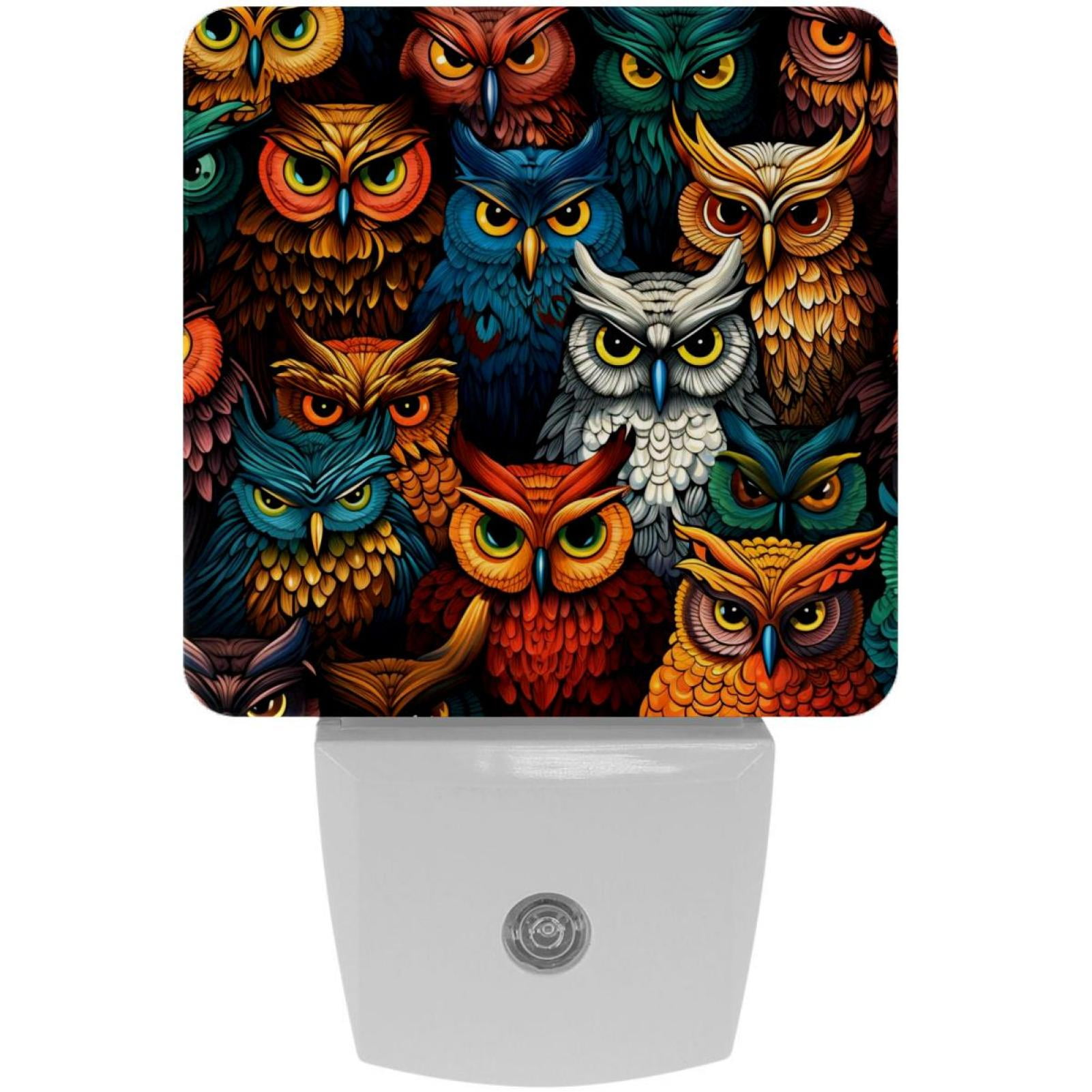 Owl LED Square Night Lights - Stylish and Energy-Efficient Lighting ...