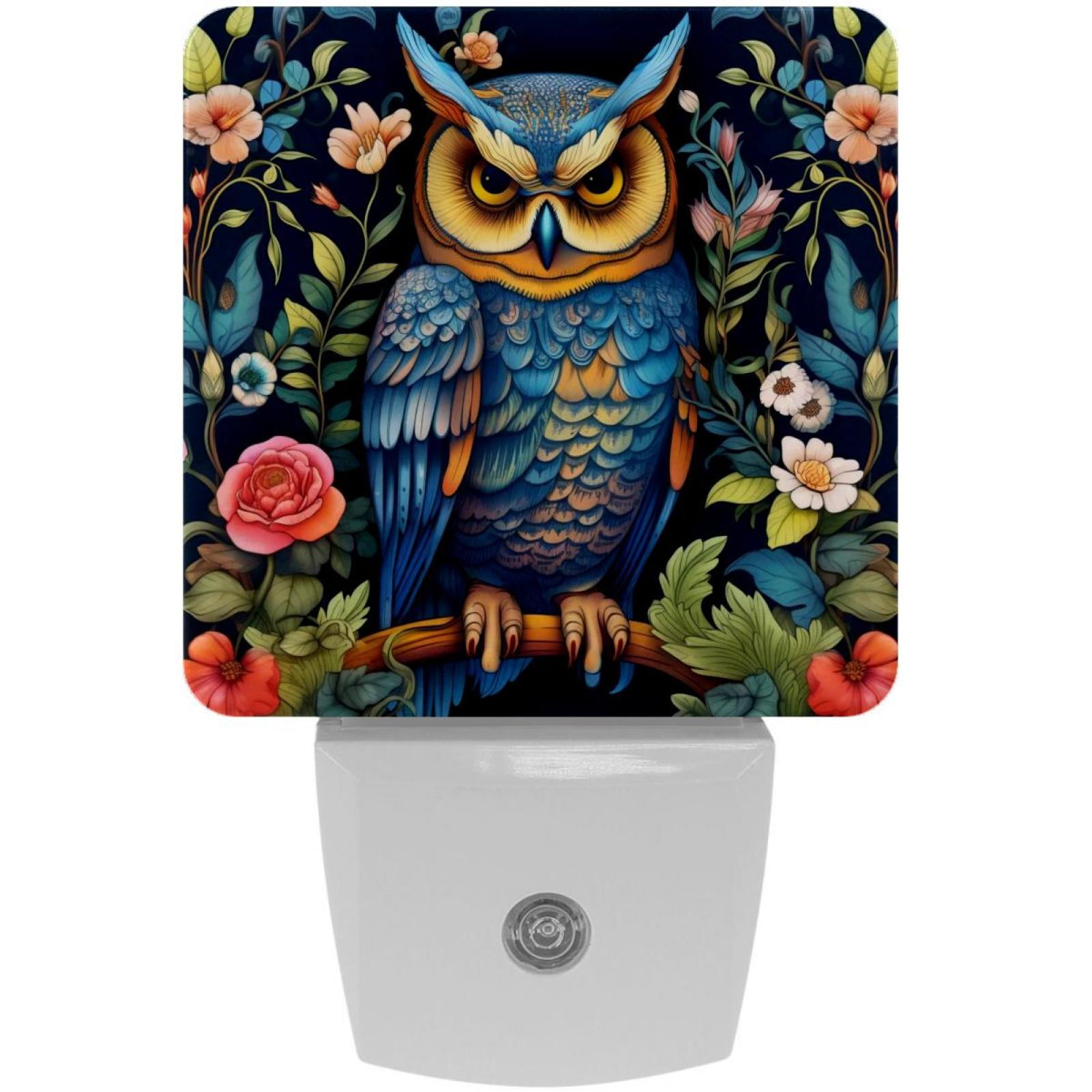 Owl LED Square Night Lights - Stylish and Functional Nightlight for ...