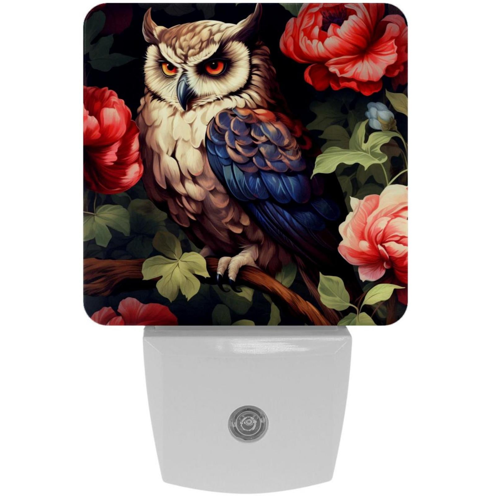 Owl LED Square Night Lights for a Bright and Stylish Ambiance - Ideal ...