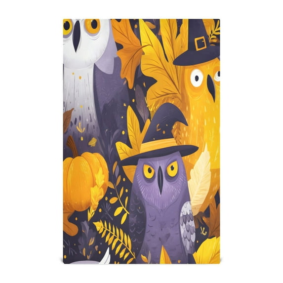 Owl Mage Kitchen Towels Dishcloth Decorative Waffle Towels Multi Use ...