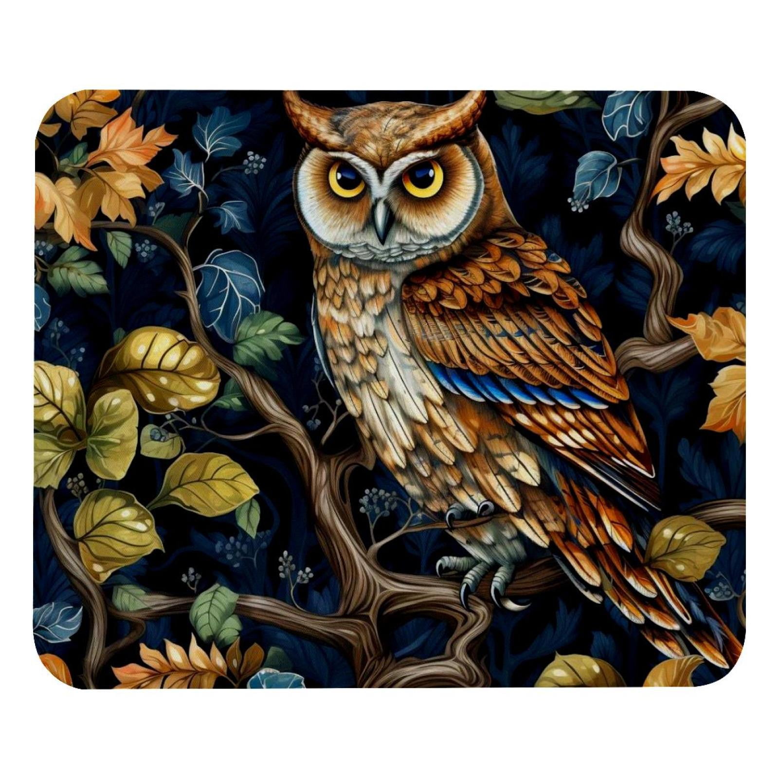 Owl Mouse Pad, Personality Design Rubber Base for Office Decor for ...