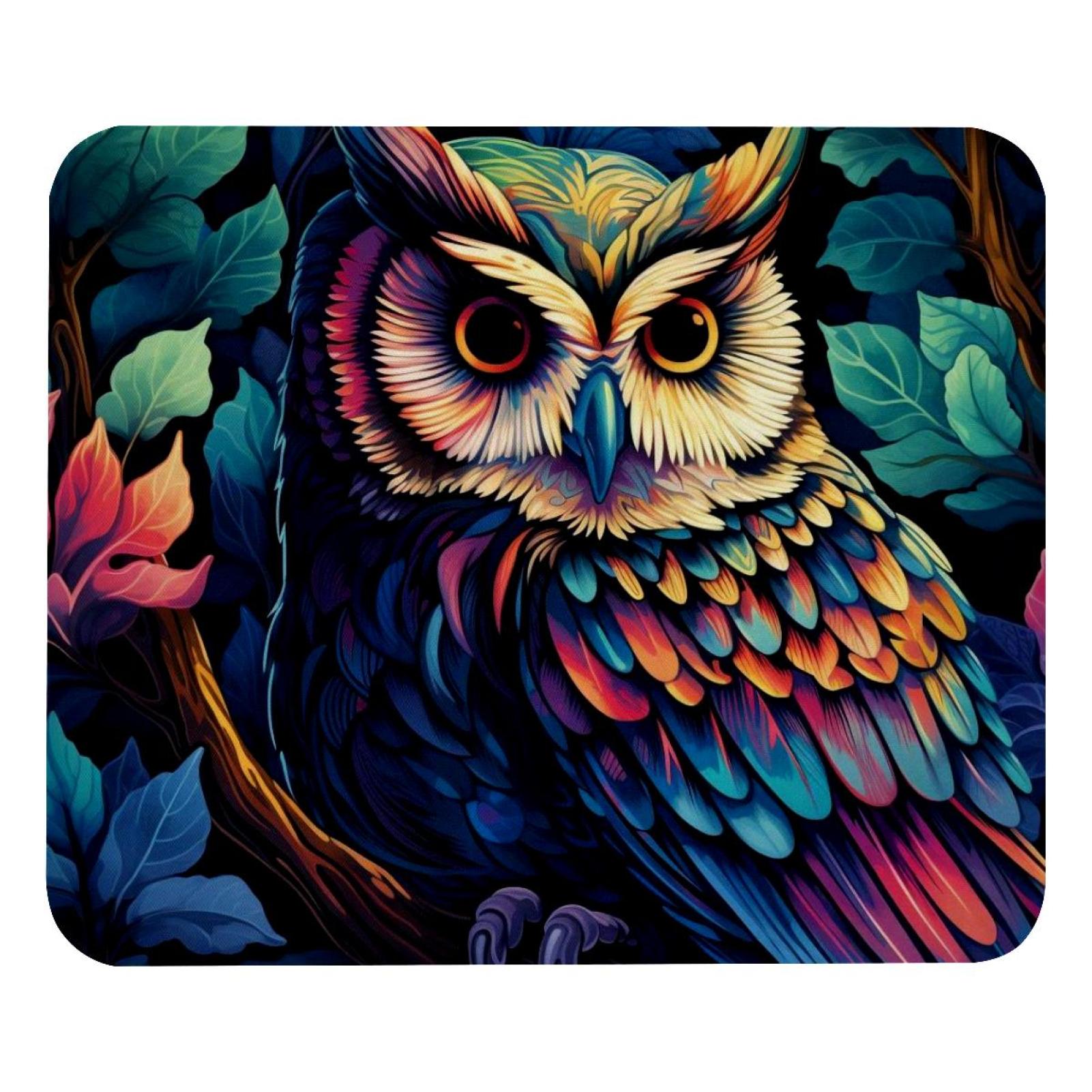 Owl Mouse Pad , Soft Cute Computer Mouse Mat with Rubber Base, Easy to ...