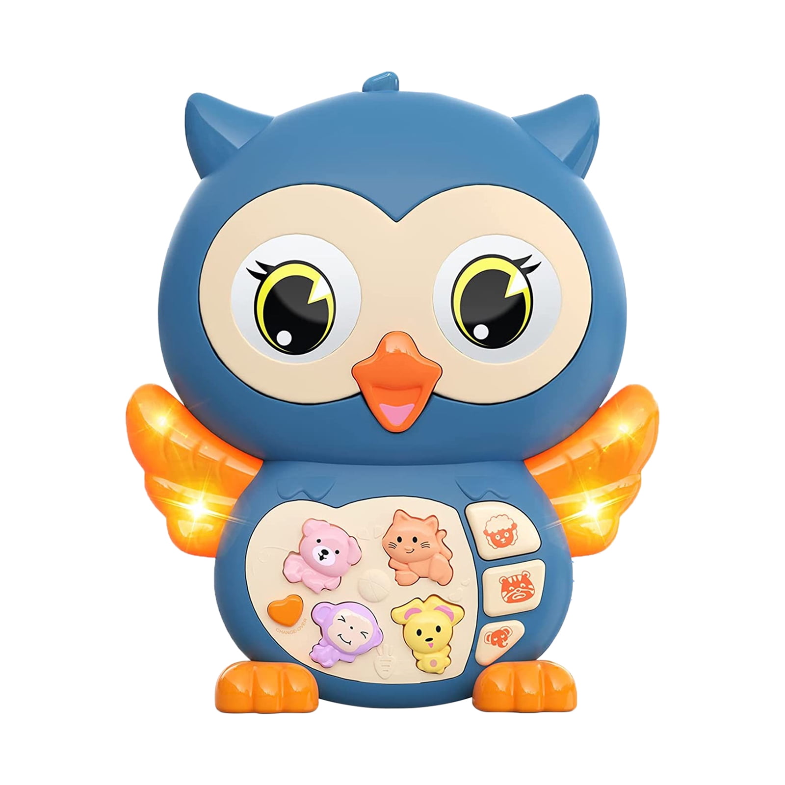 Owl Music Baby Toys Toddler Learning Toys With Music And Light Lighting Toys Three Game Modes ...