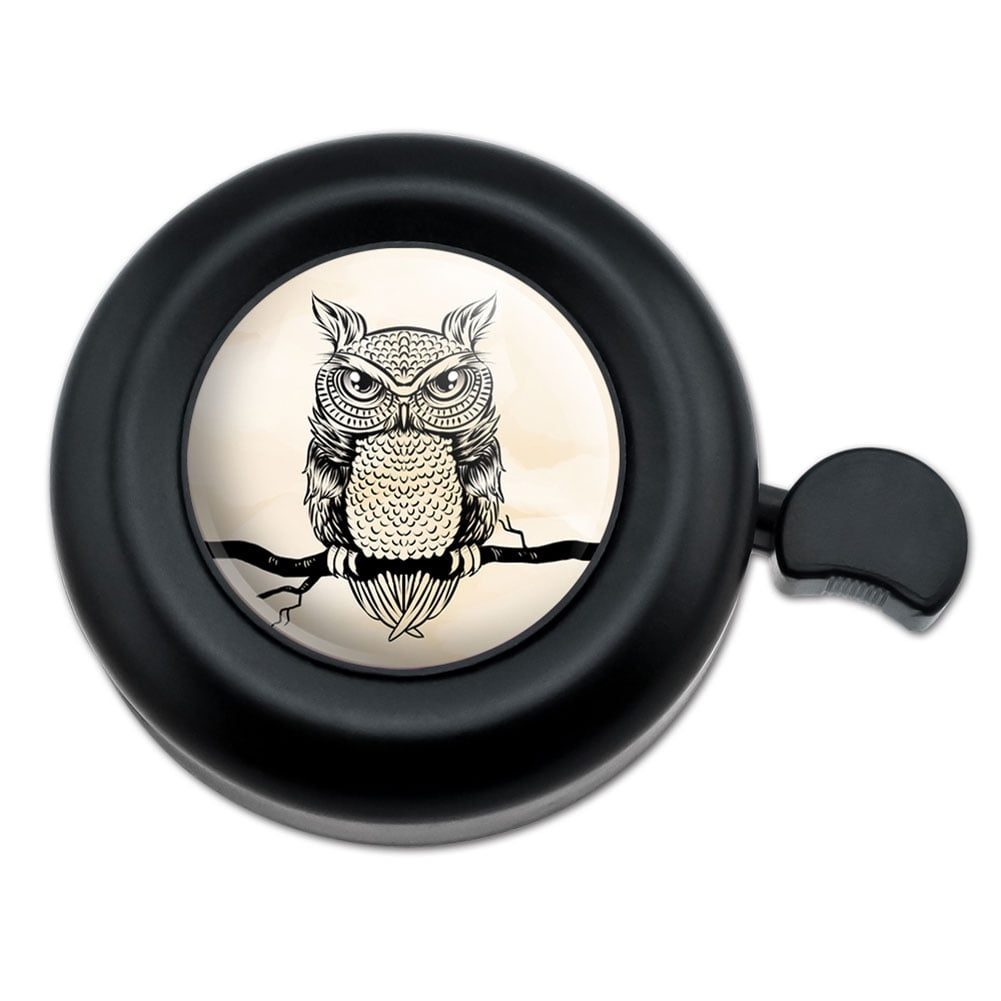 Owl Perched on Tree Branch Bicycle Handlebar Bike Bell - Walmart.com