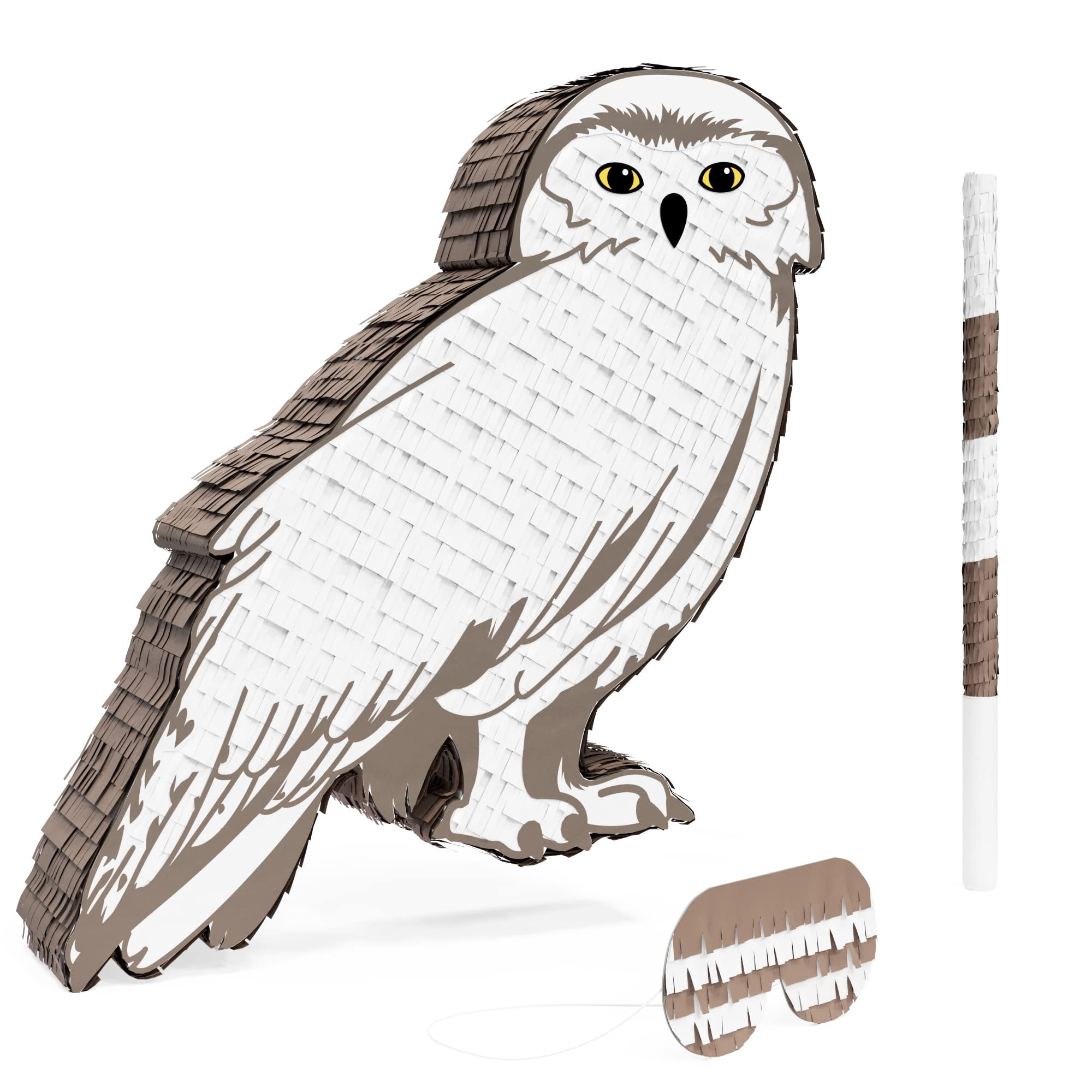 Owl Pinata Bundle with a Blindfold and Bat ― Hand Made Extra Small ...