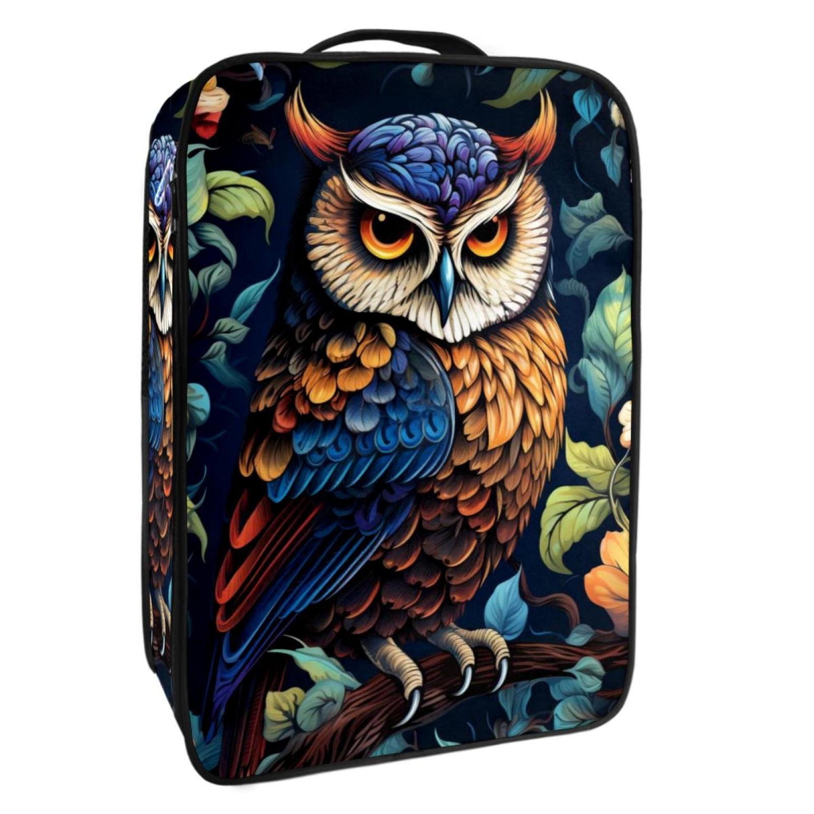Owl Polyester Shoe Box Organizer, Durable Storage Solution, 23x31cm ...