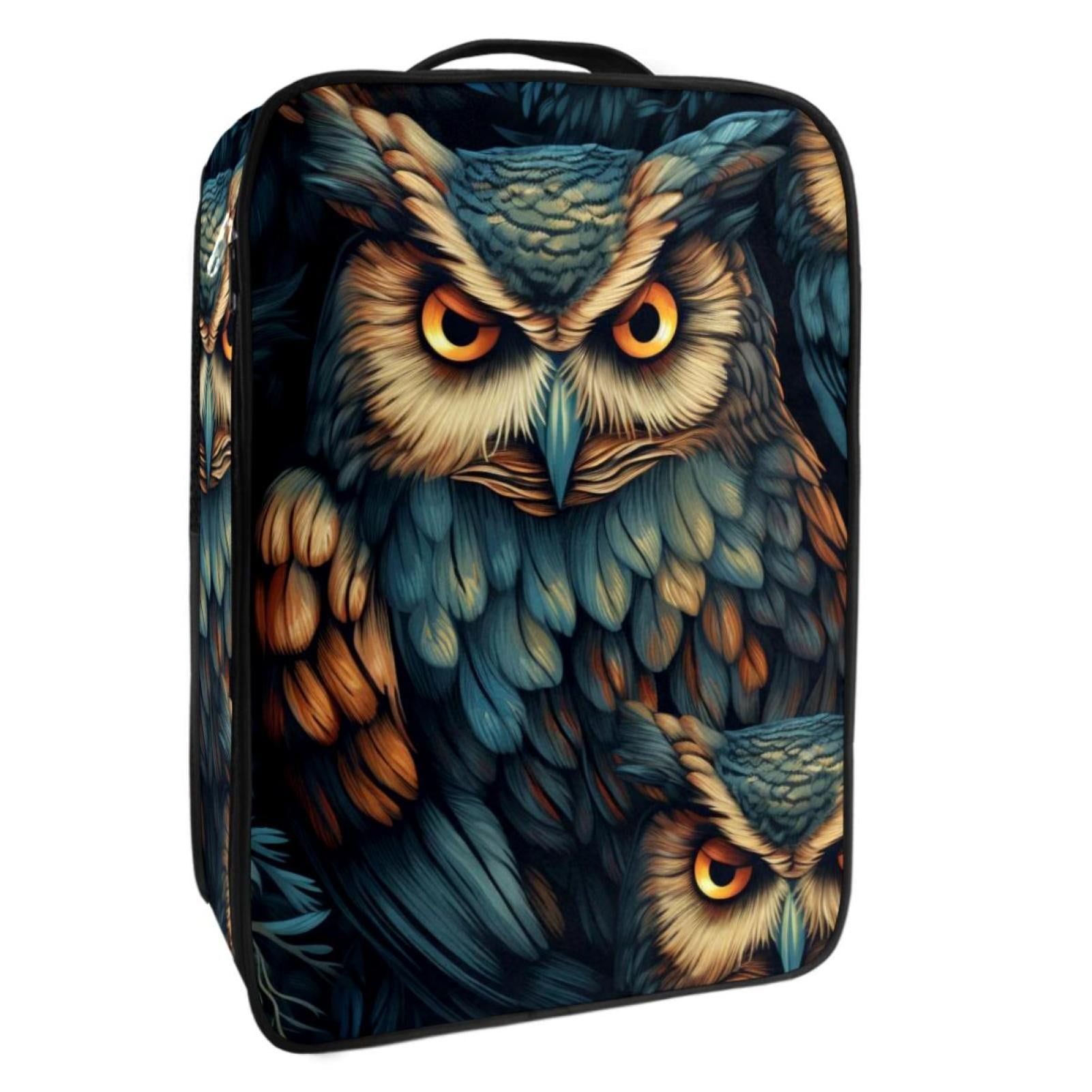 Owl Polyester Shoe Box Organizer Rack for 9x12in Shoe Storage, Wardrobe ...