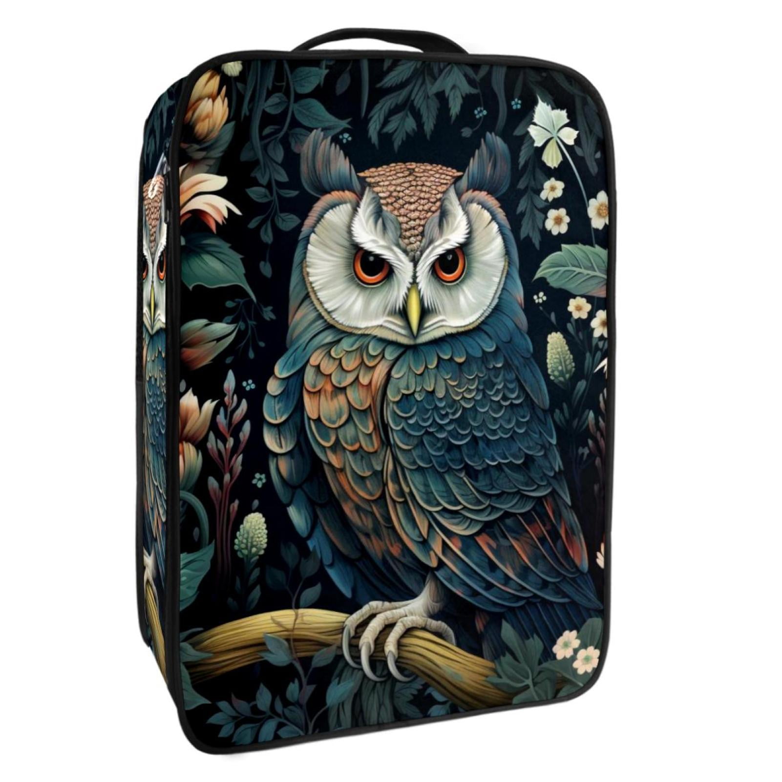 Owl Polyester Shoe Storage Boxes Organizer - 23x31cm/9x12in Size for ...