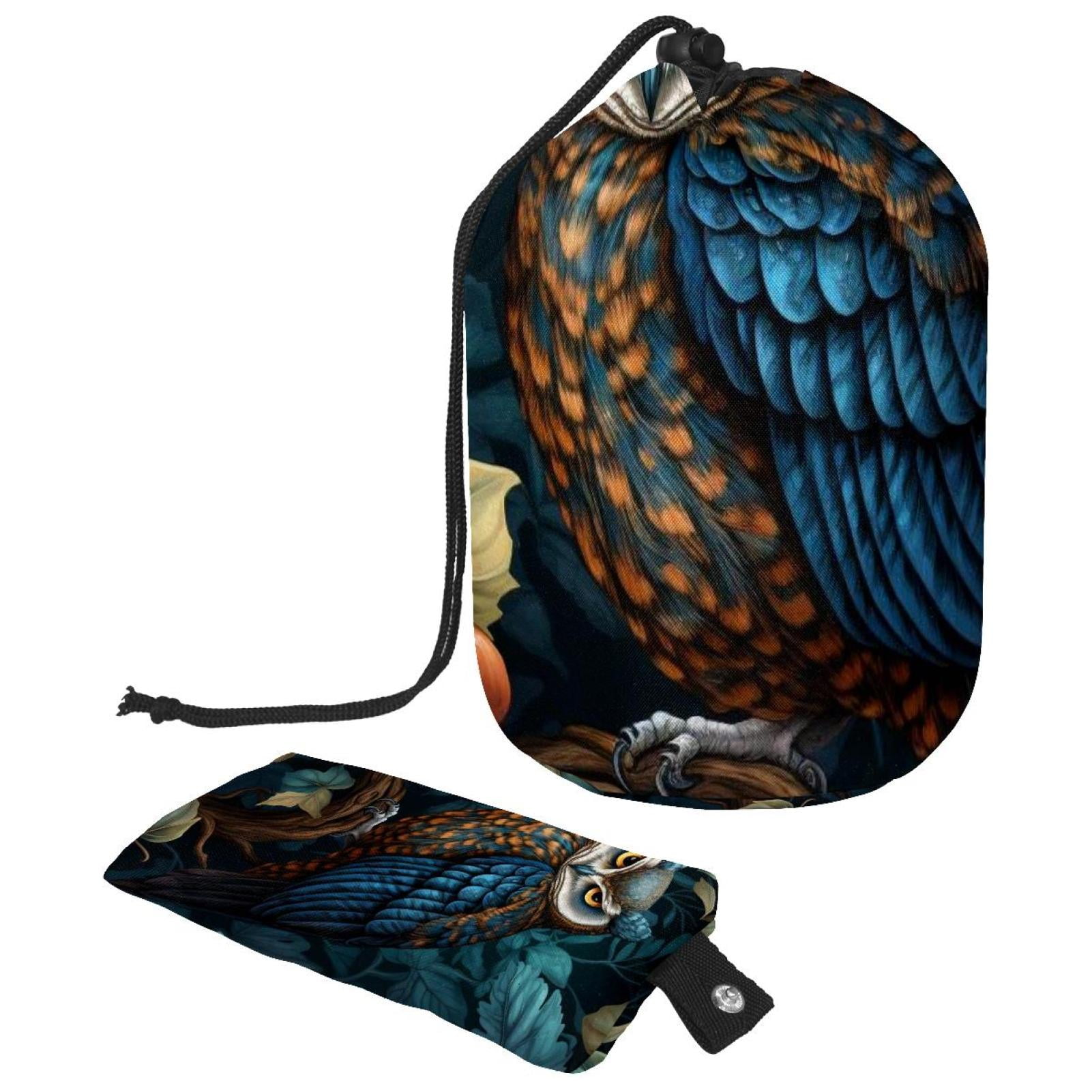 Owl Portable Drawstring Wash Bag Mesh Bags Laundry Bags Foldable Travel ...
