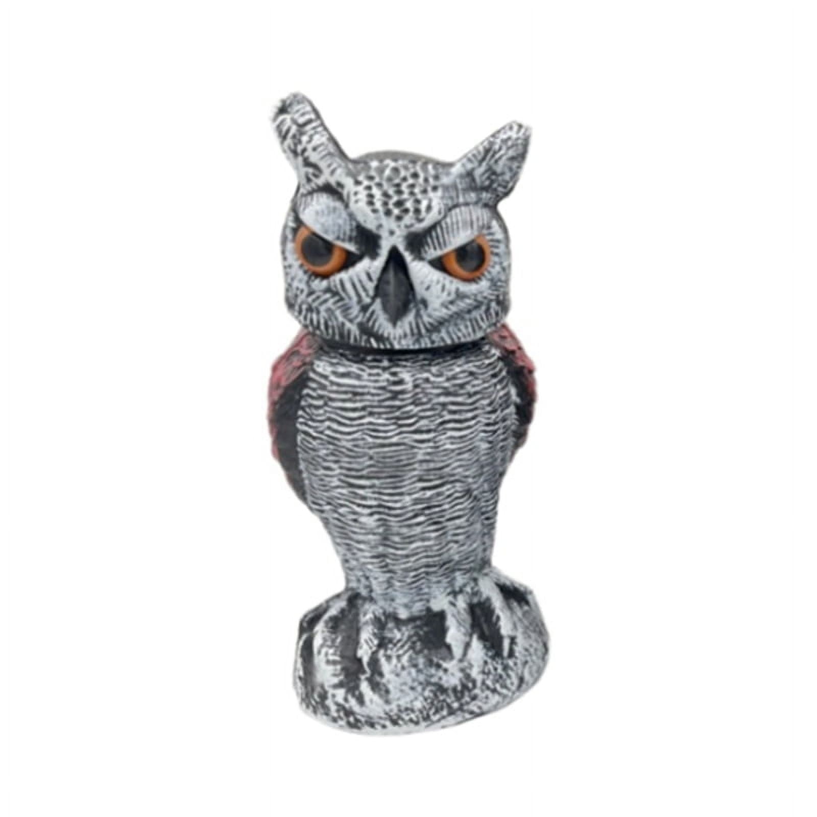 Owl Scare Control Devices with 360° Swivel Fake Owl Decoy Owl Bird ...
