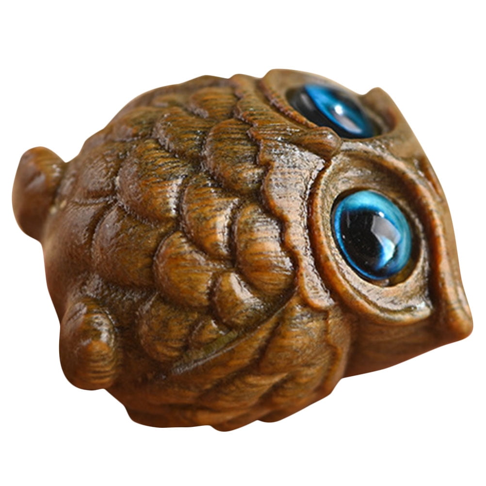 Owl Sculpture Locket Owl Gifts for Kids Animal Figurine Home Decoration ...