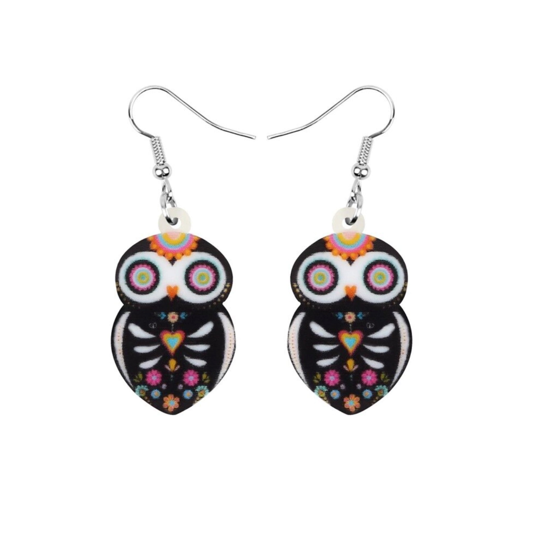 Owl Skeleton Drop Earrings - Walmart.com