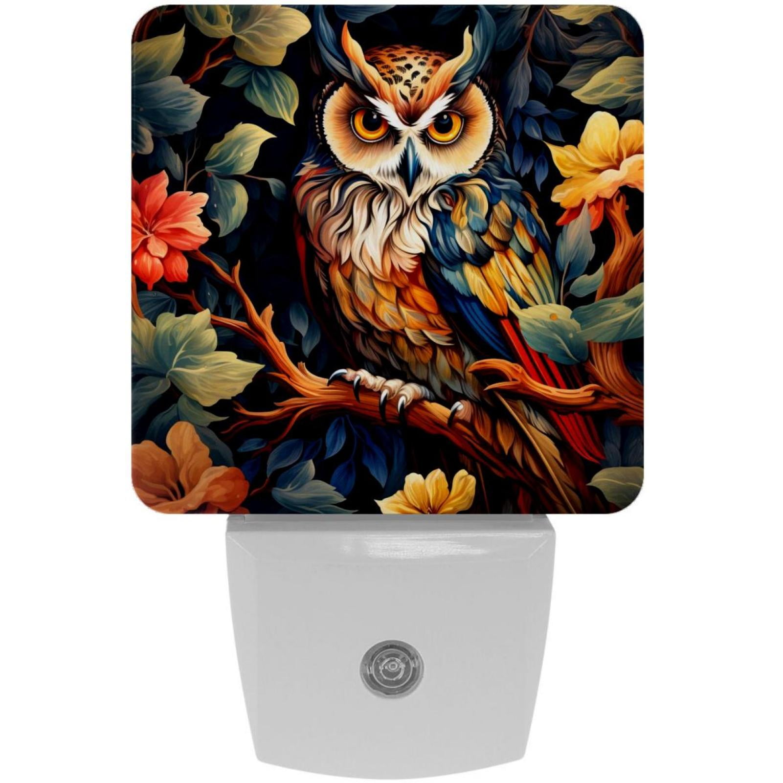 Owl Square LED Night Lights - Small, Portable, and Energy-Efficient ...