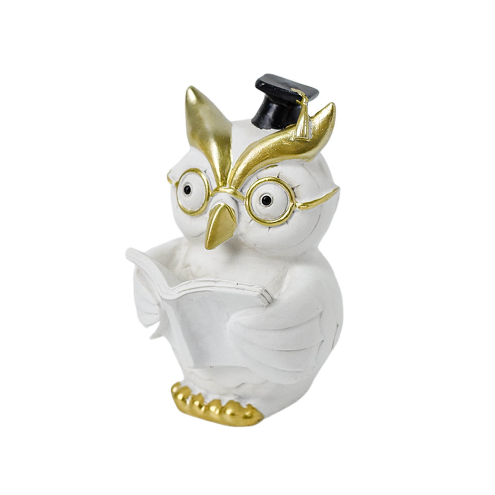 Owl Statue and Figurine for Home Decor Accents Adorable Owl for Shelf ...