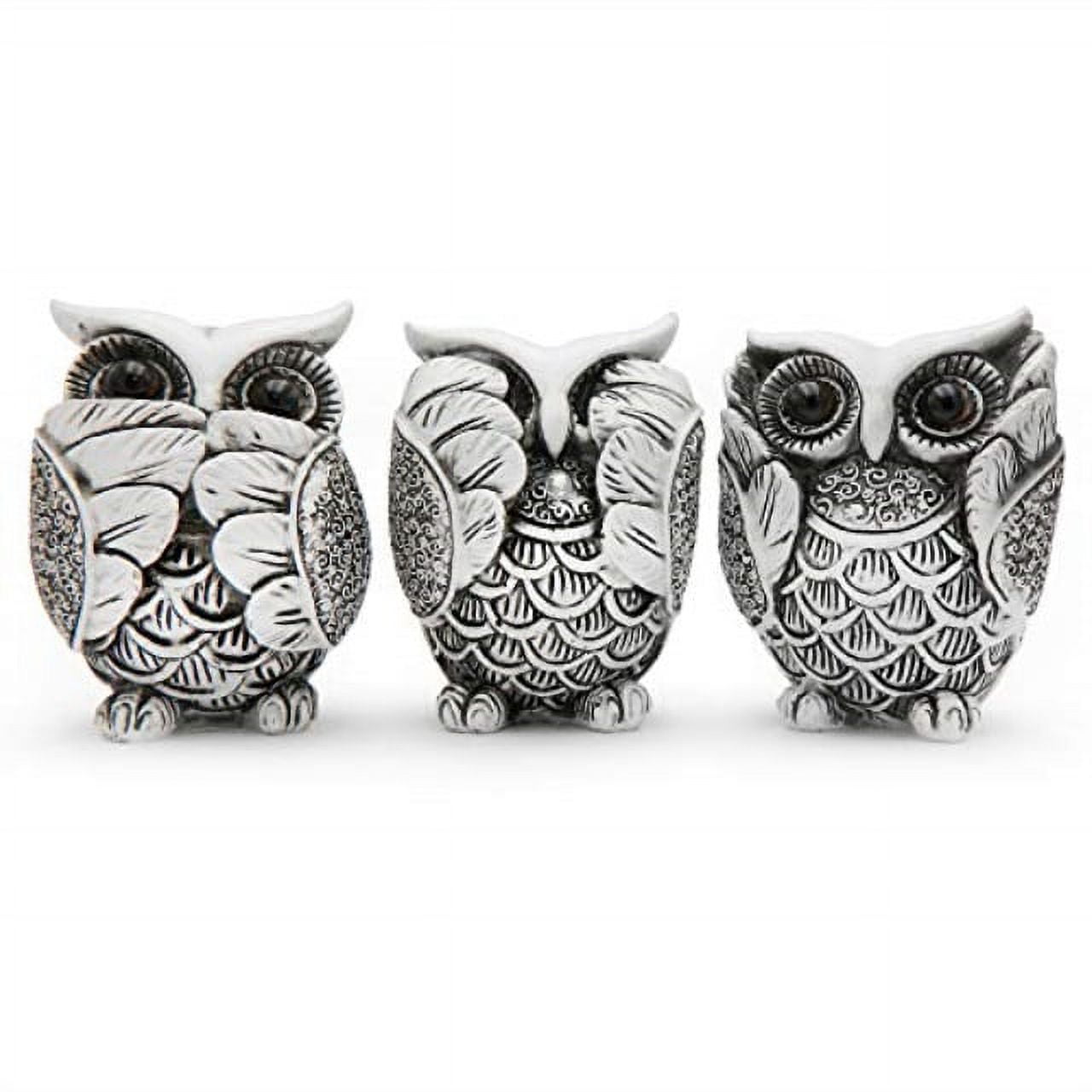 Owl Statue Home Décor Owls Figurine Family Set of 3 Cute Owl Lovers ...