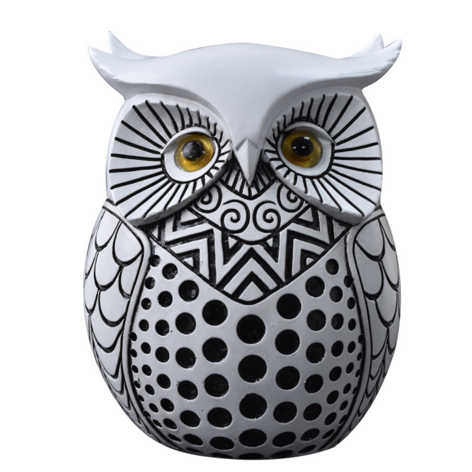 Owl Statue for Home Decor, Owl Decor for Bookshelf Bedroom Living Room ...