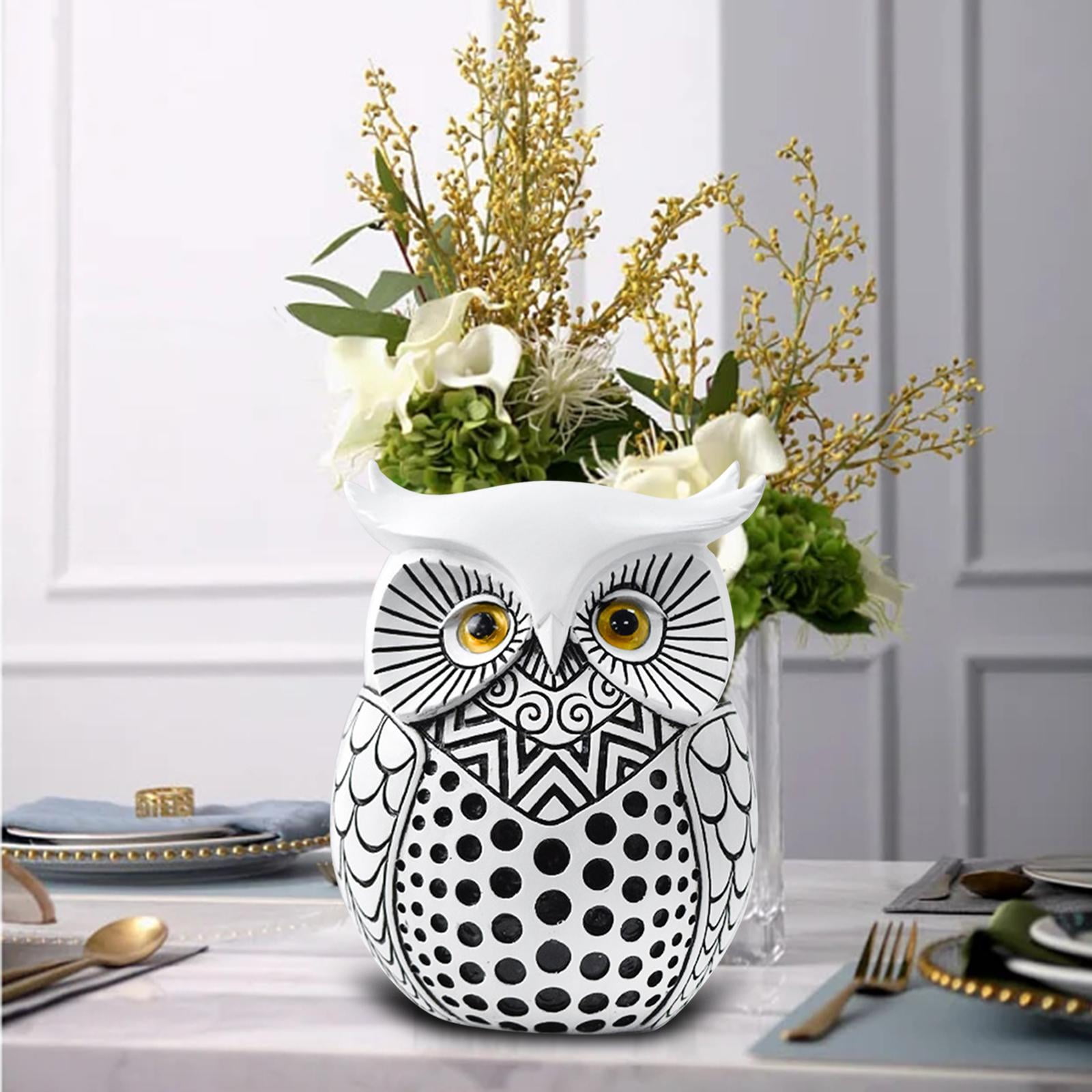 Owl Statue Home Decor Owl Decorations for Home Resin Crafts Owl ...