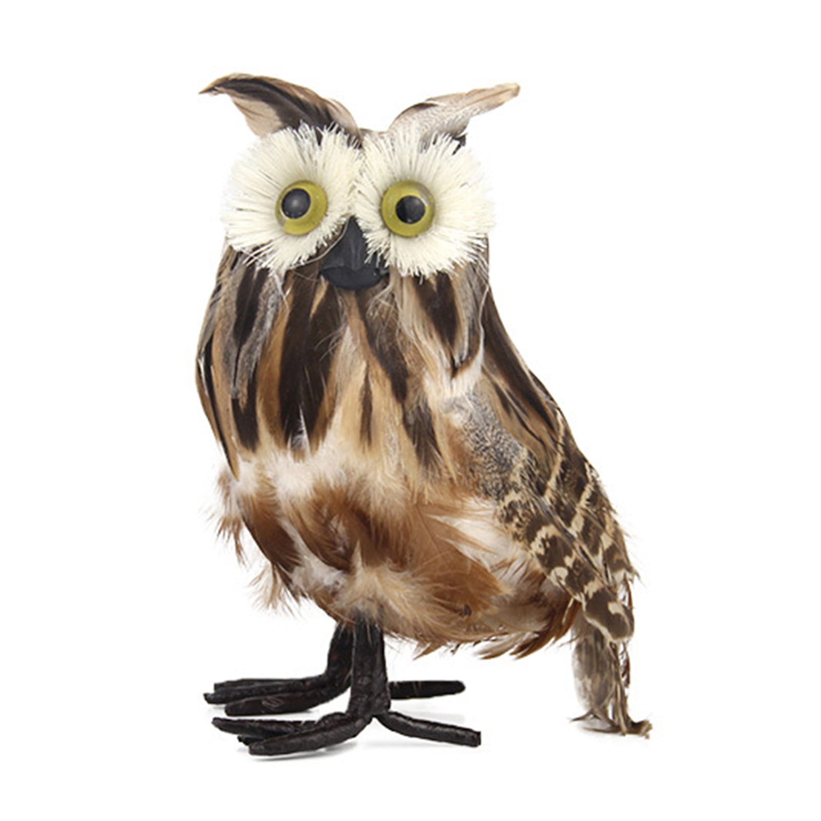 Owl Statue Realistic Looking Vivid Facial Expression Simulated Owl ...