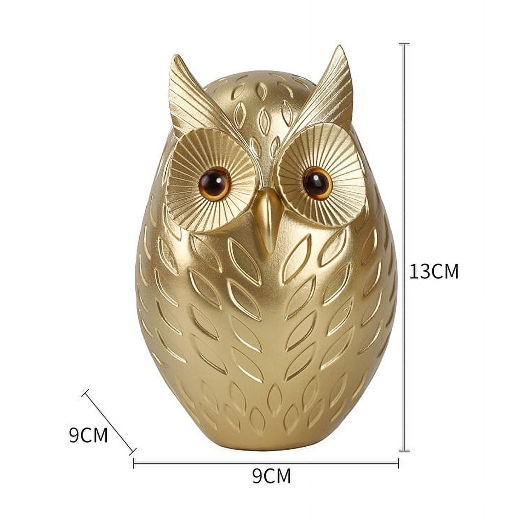 Owl Statues, Owl Figurines Home Decor, Modern Home Decorative, Resin ...
