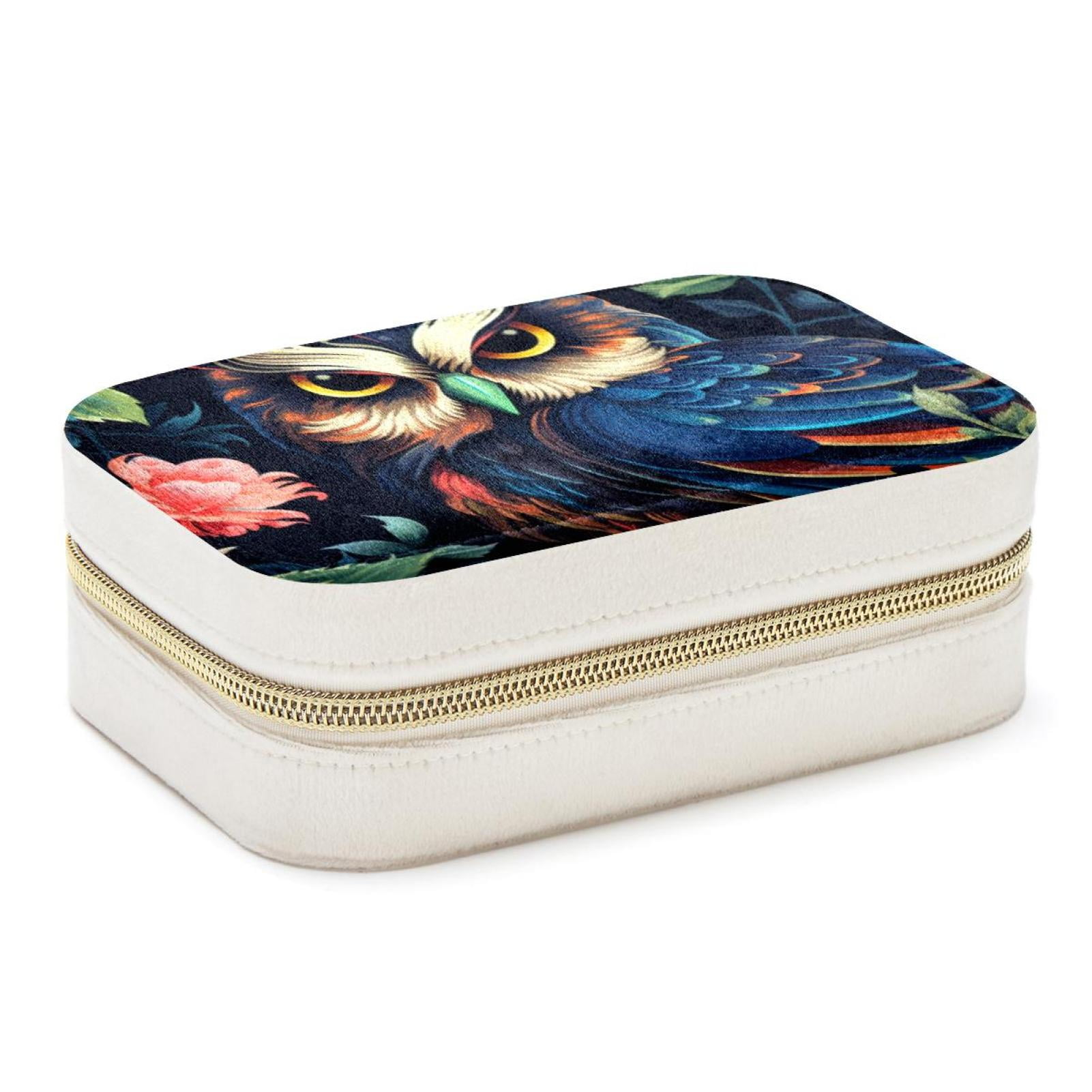 Owl Velvet Portable Jewelry Display Stand and Organizer with Removable ...