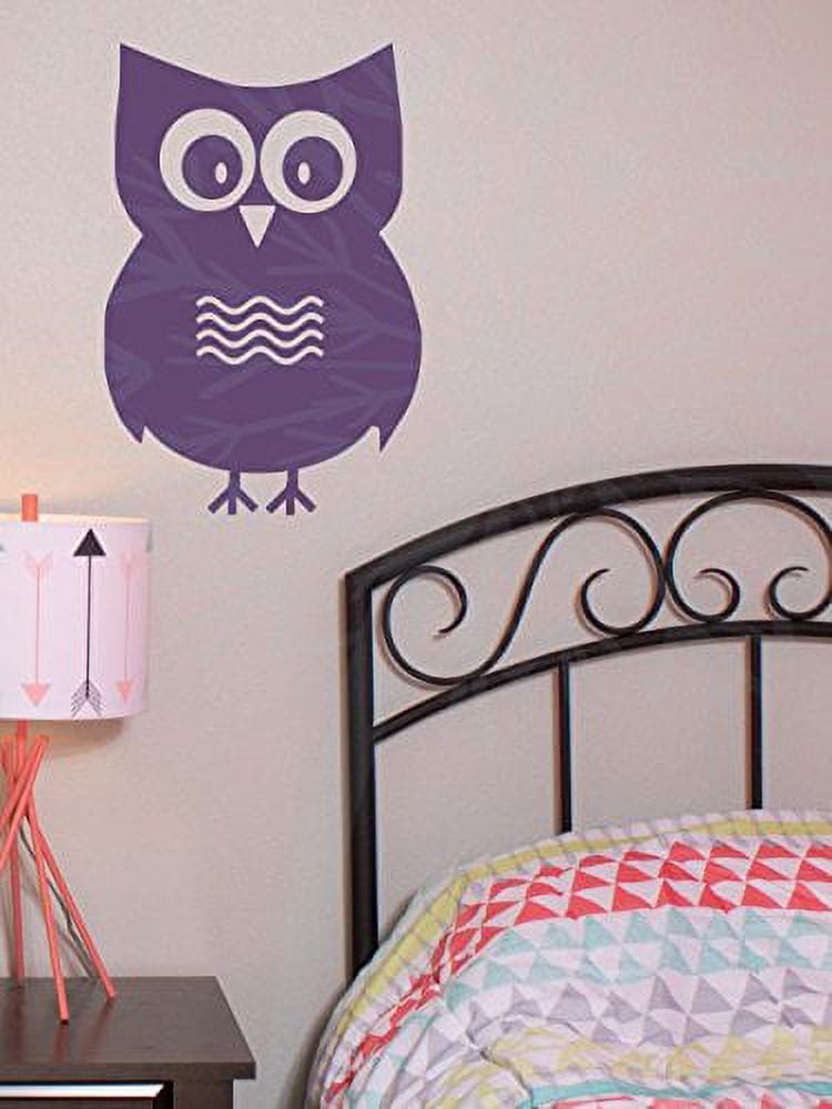 Owl Vinyl Decals Wall Art Stickers Children Room Décor, 23x15-inch ...