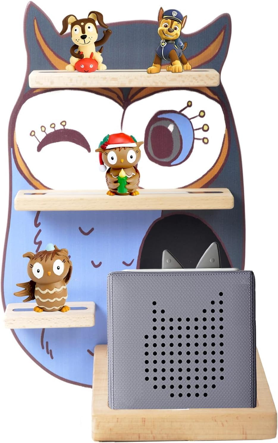 Owl Wooden Shelf for Tonie Box Music Box Shelf Wall Shelf Storage for ...