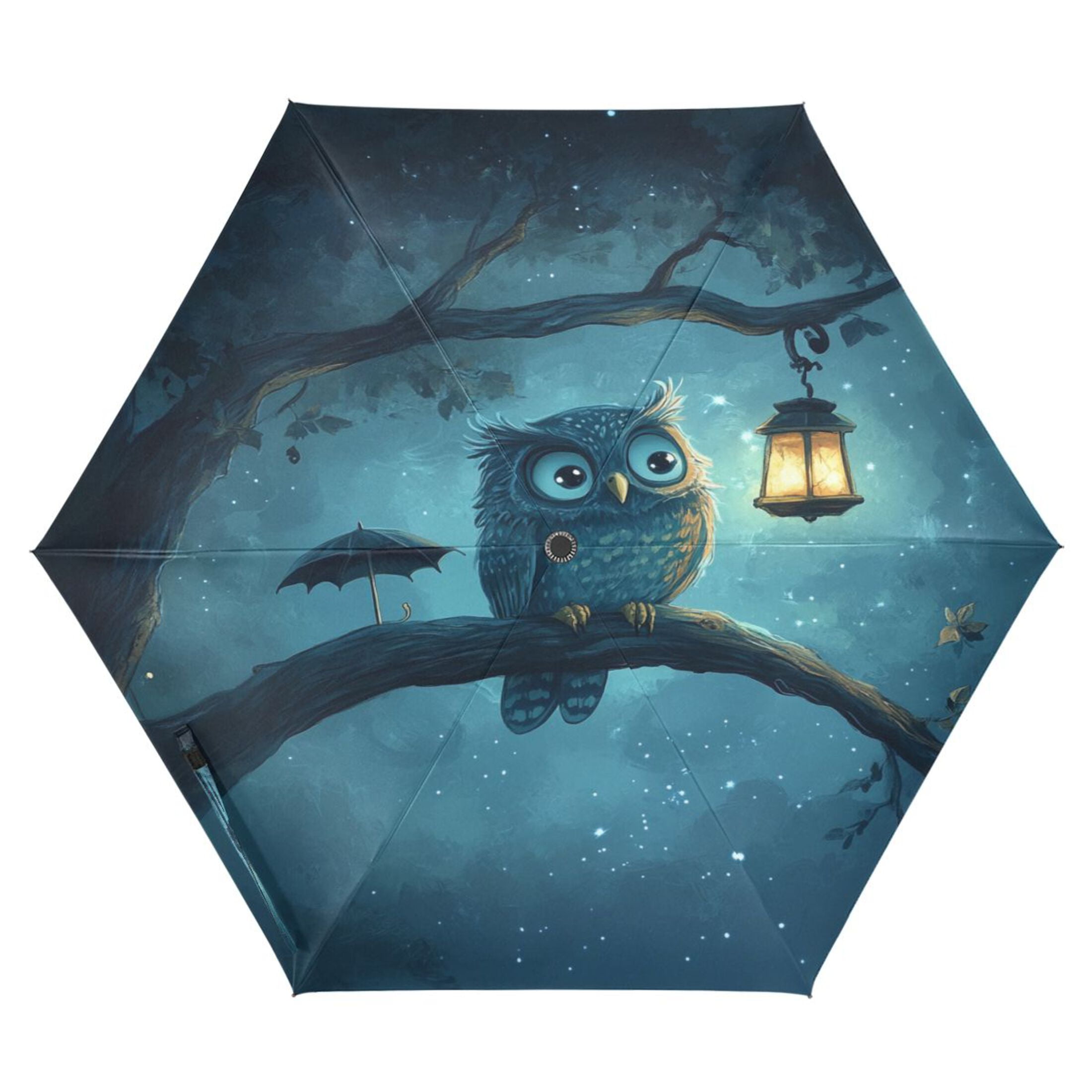 Owl and Lamp UV50+ Sunscreen Portable Umbrella, Waterproof, Ultra ...