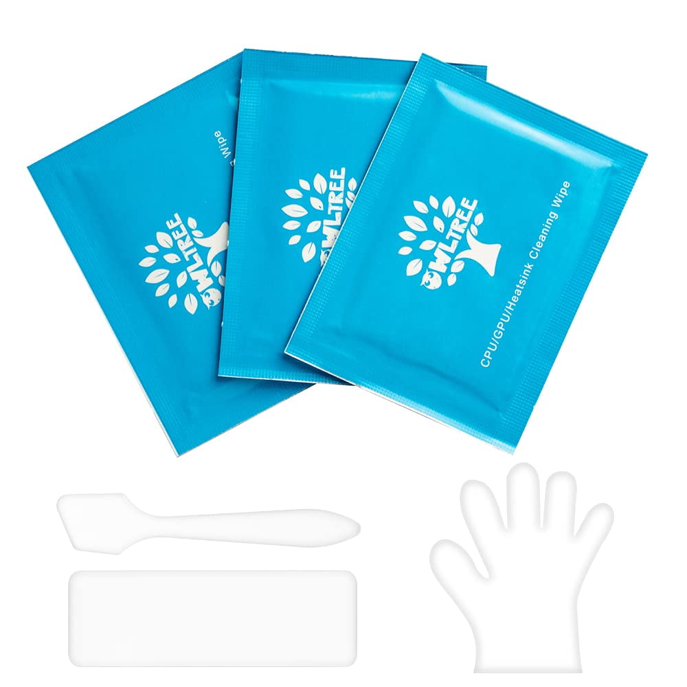 OwlTree Thermal Paste Remover Kits for CPU, GPU, Heatsink etc (20 ...