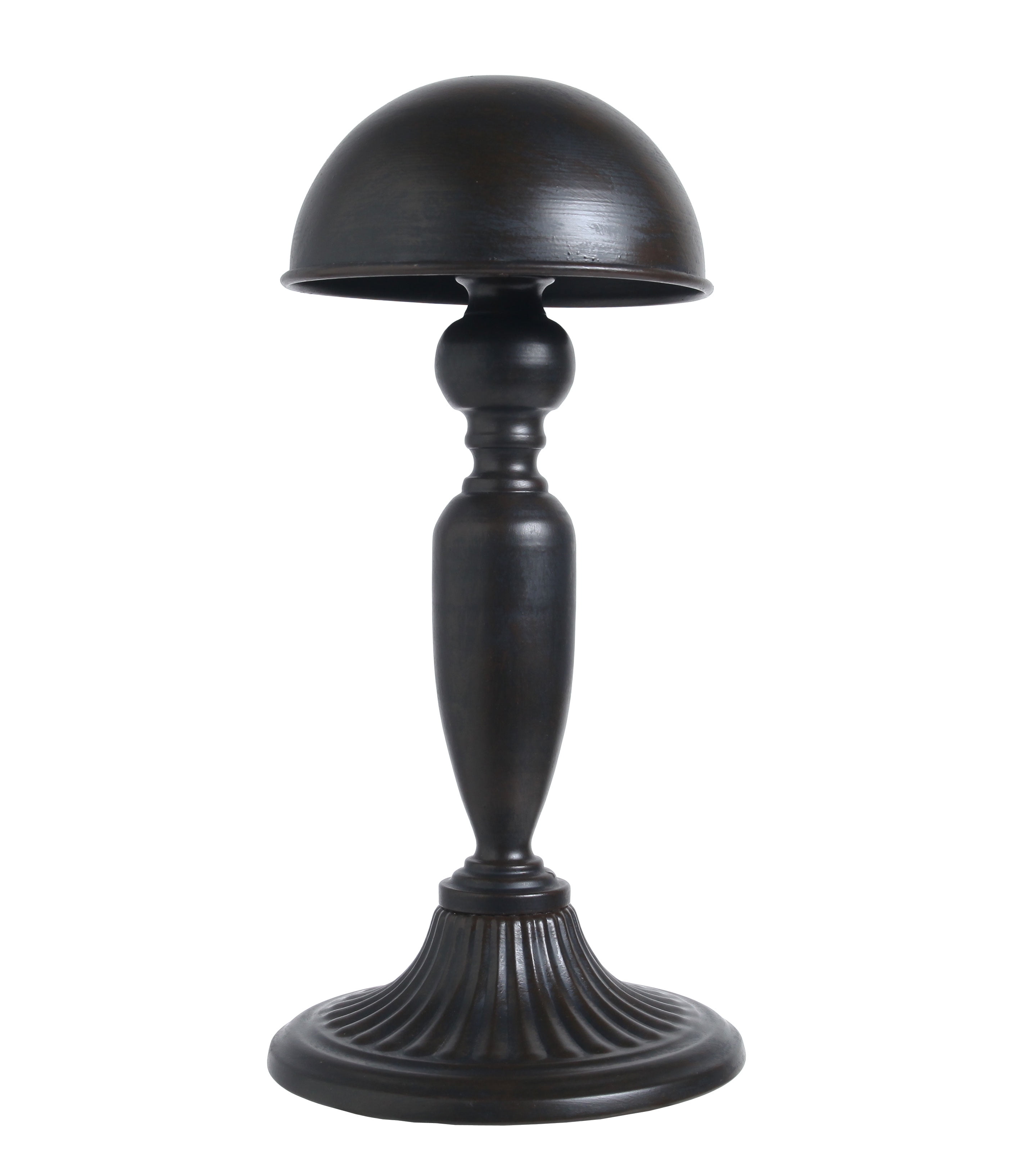 Owlgift Freestanding Tabletop Vintage Style Black Dome Shape Metal Hat ...