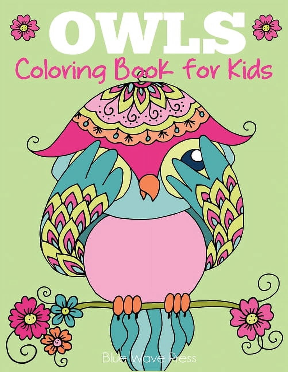 Owls Coloring Book for Kids (Paperback) - Walmart.com