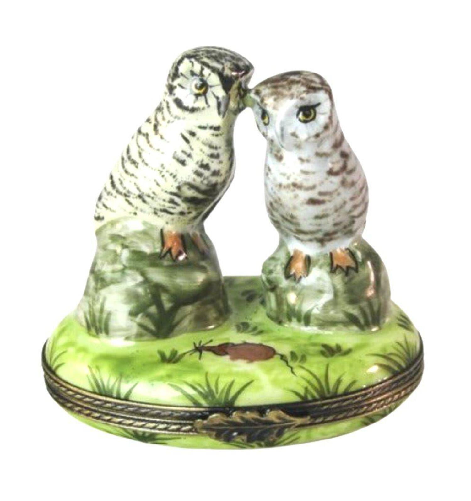Owls Together Limoges Box Porcelain Figurine - Walmart.com