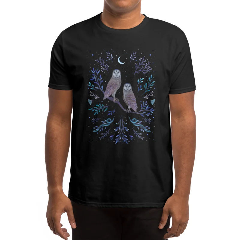 Owls in the Moonlight episodic drawing Lea Yunk - Walmart.com