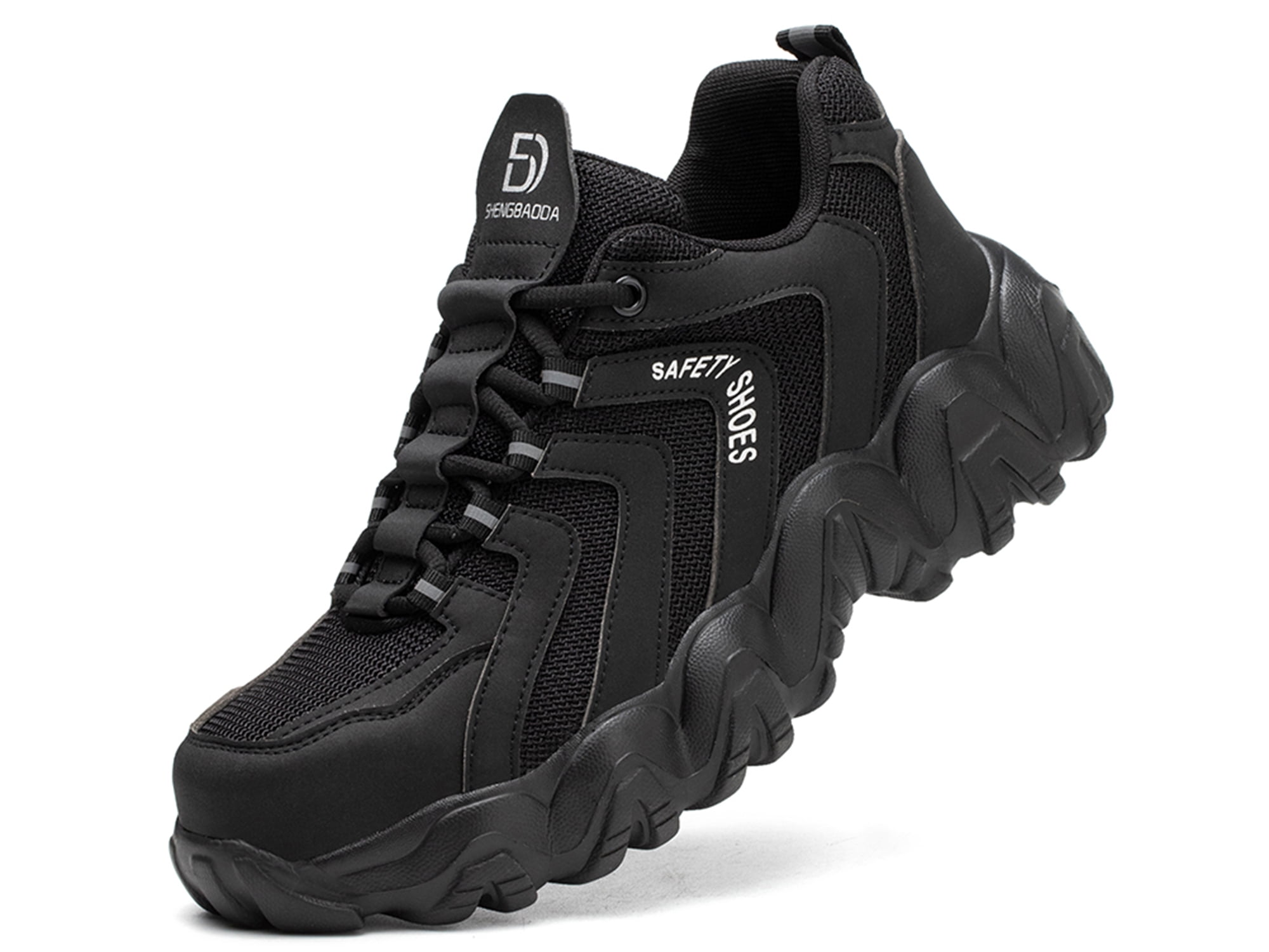 OwnShoe Adult Unisex Lightweight Work Sneakers for Men Women Safety ...