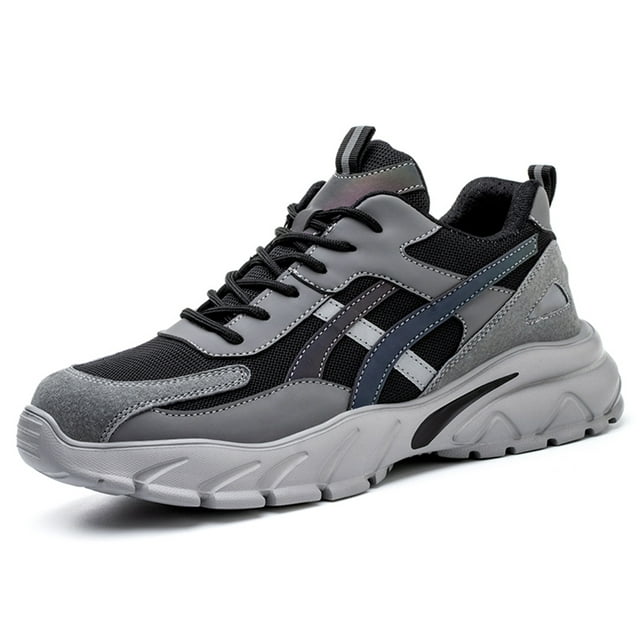 OwnShoe Men's Safety Shoes Composite Toe Work Sneakers Lightweight Non ...