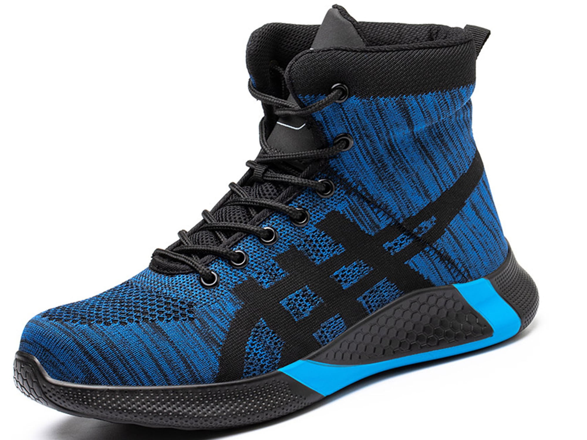 OwnShoe Men's Breathable Safety Shoes, Steel Toe Work Boots ...