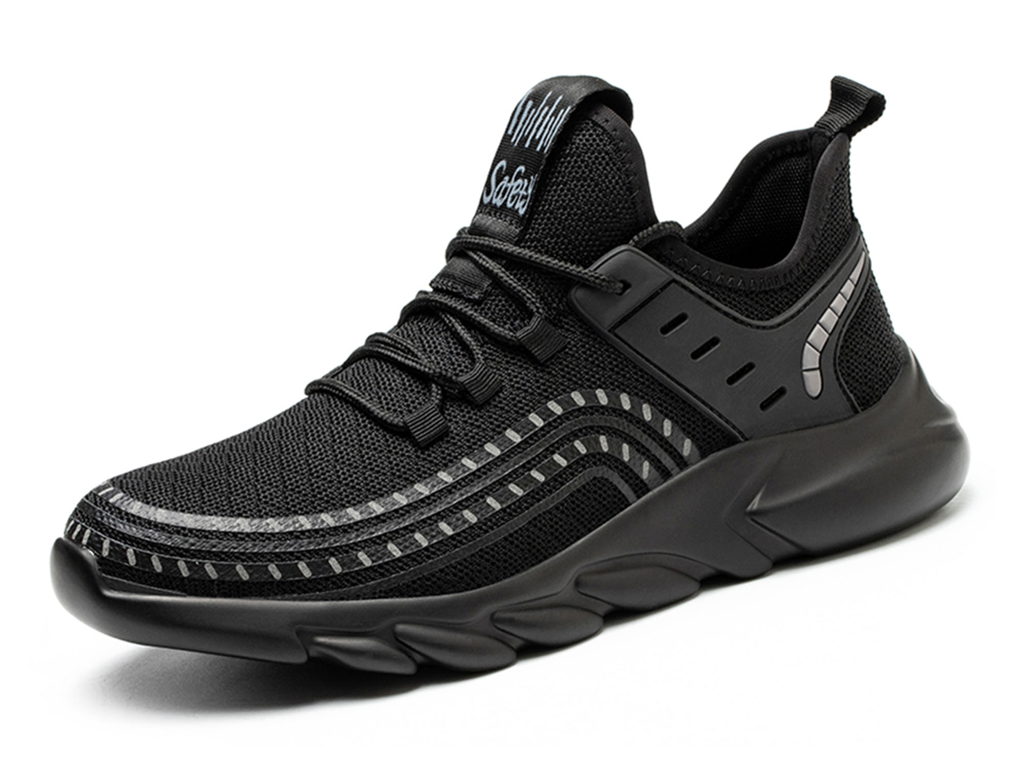 OwnShoe Steel Toe Safety Shoes for Men Women Breathable Work Sneakers ...